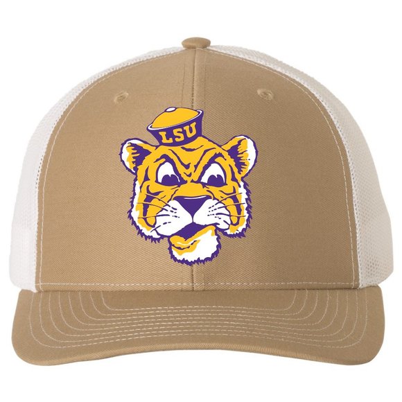 Nike | Accessories | Lsu Sailor Mike 3d Pvc Patch Hat Khaki White ...